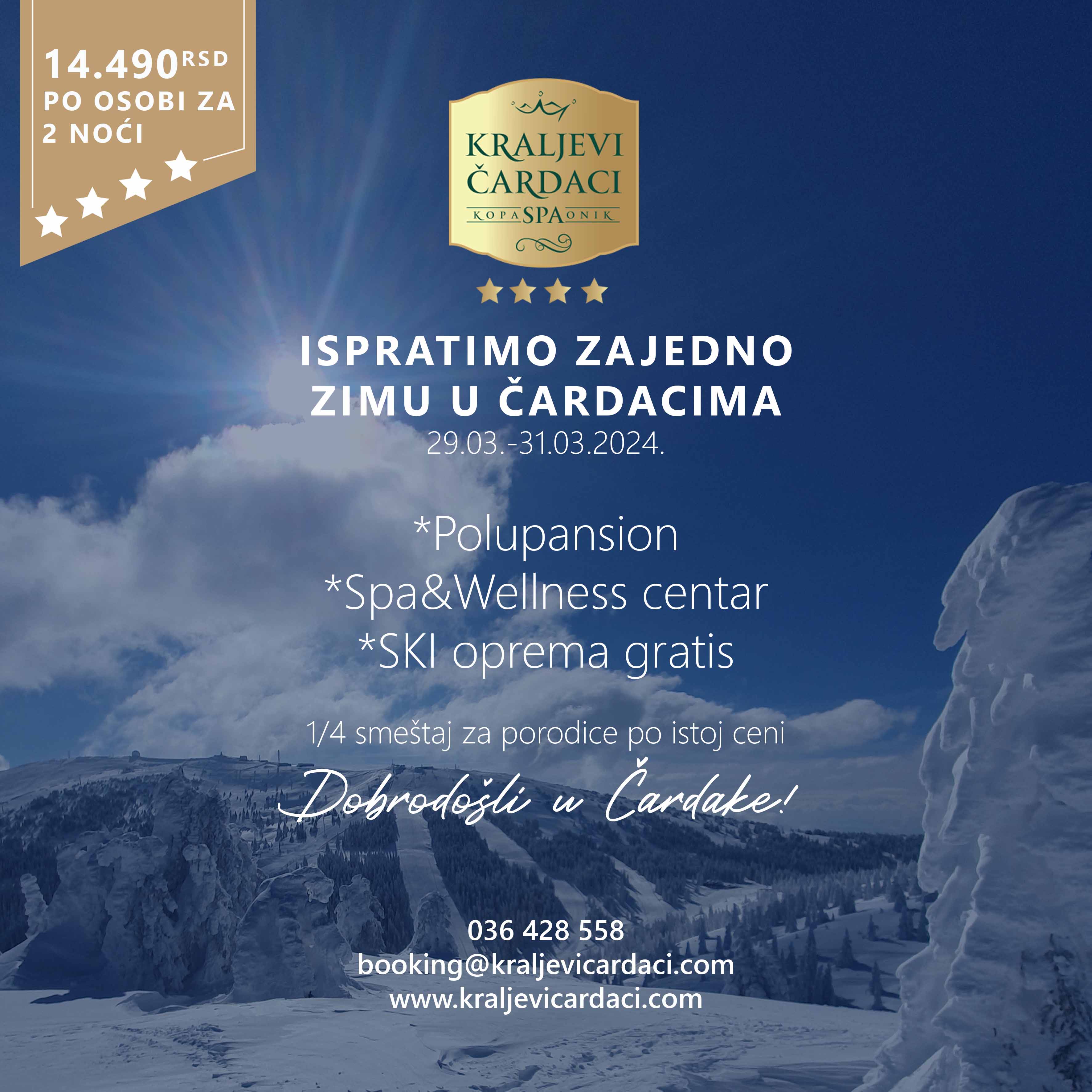 Kopaonik - infoKOP - Ispratimo zajedno zimu u Čardacima: Kraljevi ...