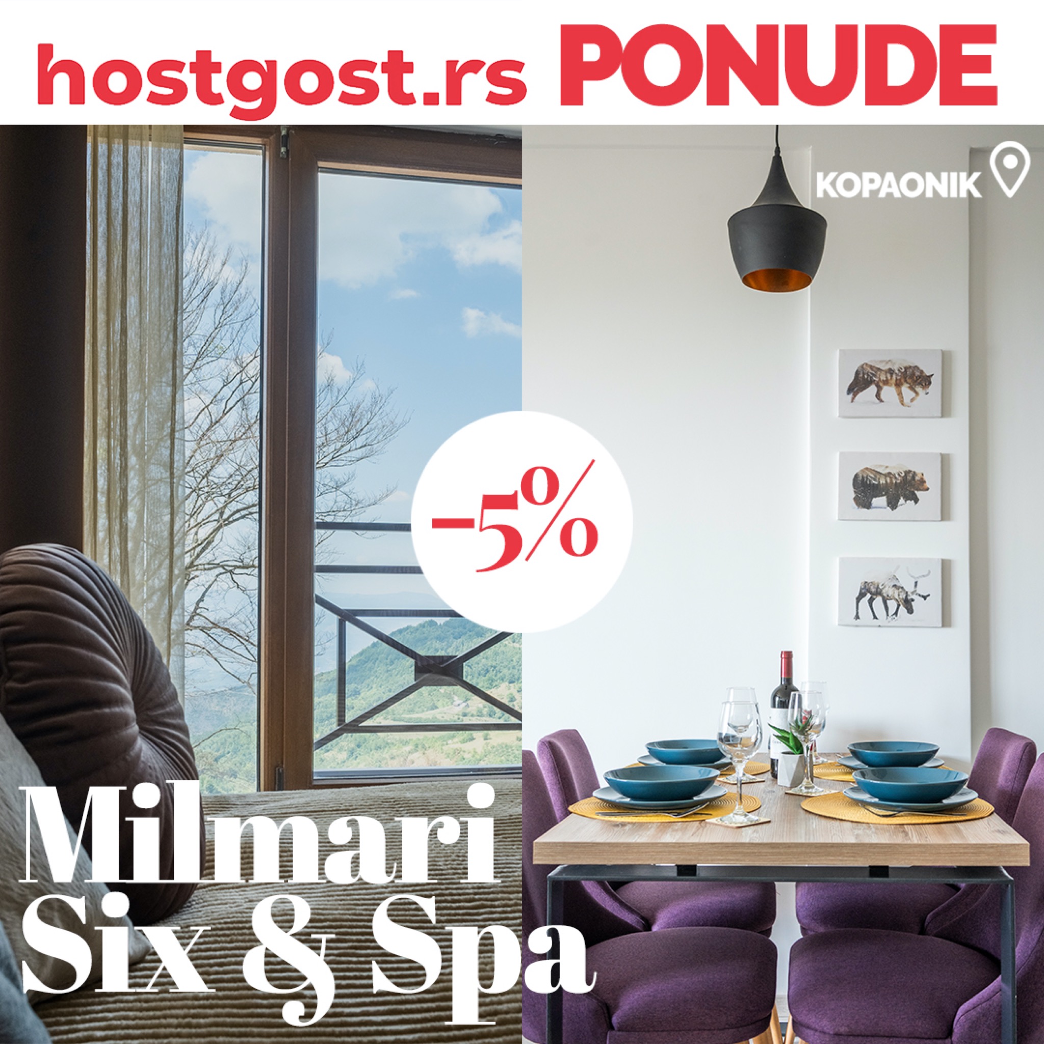 Kopaonik - infoKOP - Milmari Six & Spa | Vaučer kod