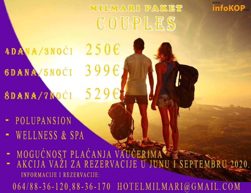 Kopaonik - infoKOP - Milmari Resort: Promotivni paketi za jun i septembar